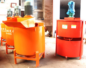 200-700L Capacity Mortar Mixer Machine , Industrial Friction Driving ...
