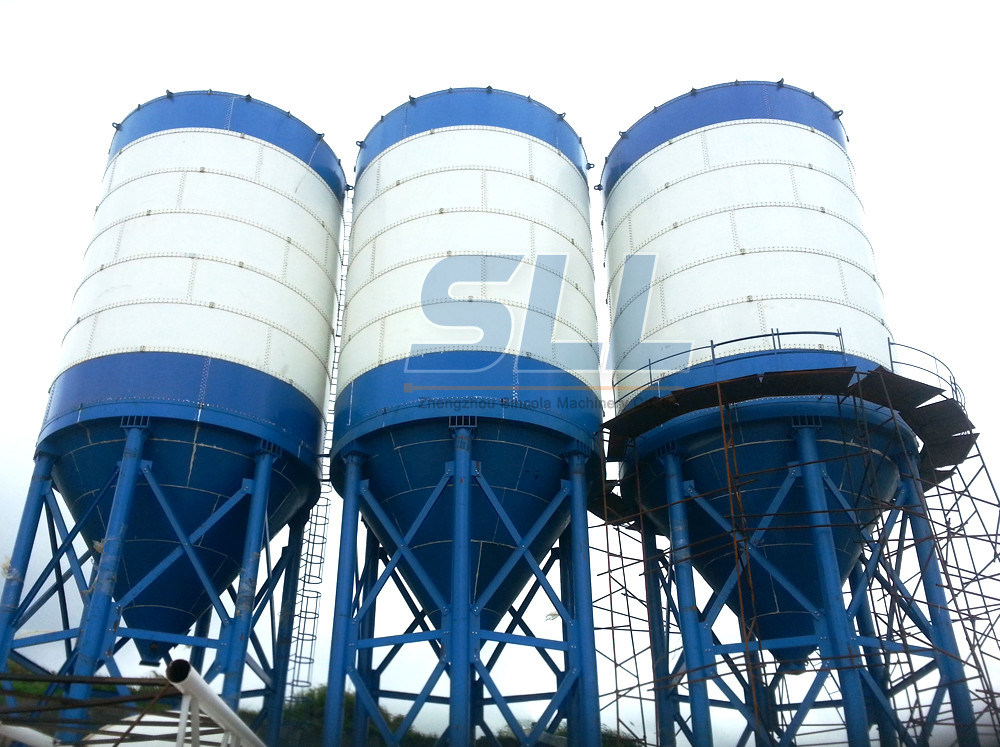 150 Ton Powder Storage Tank Cement Storage Silo For Energy Resources ...