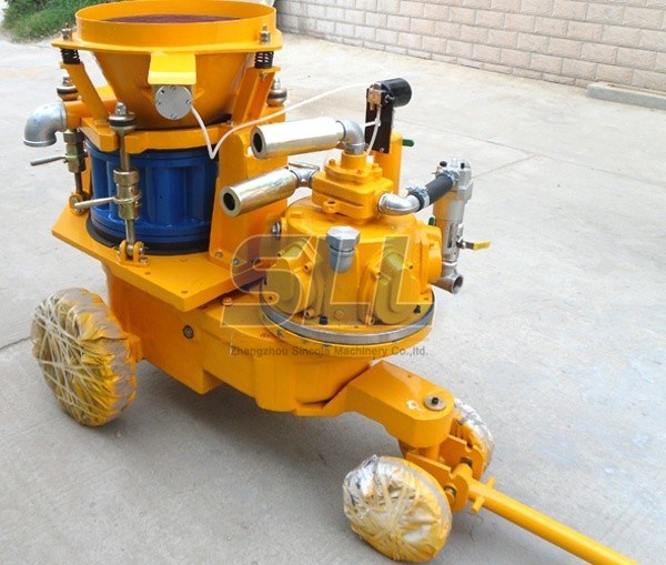 Explosion Proof Portable Pneumatic Dry Shotcrete Machine Air Motor ...