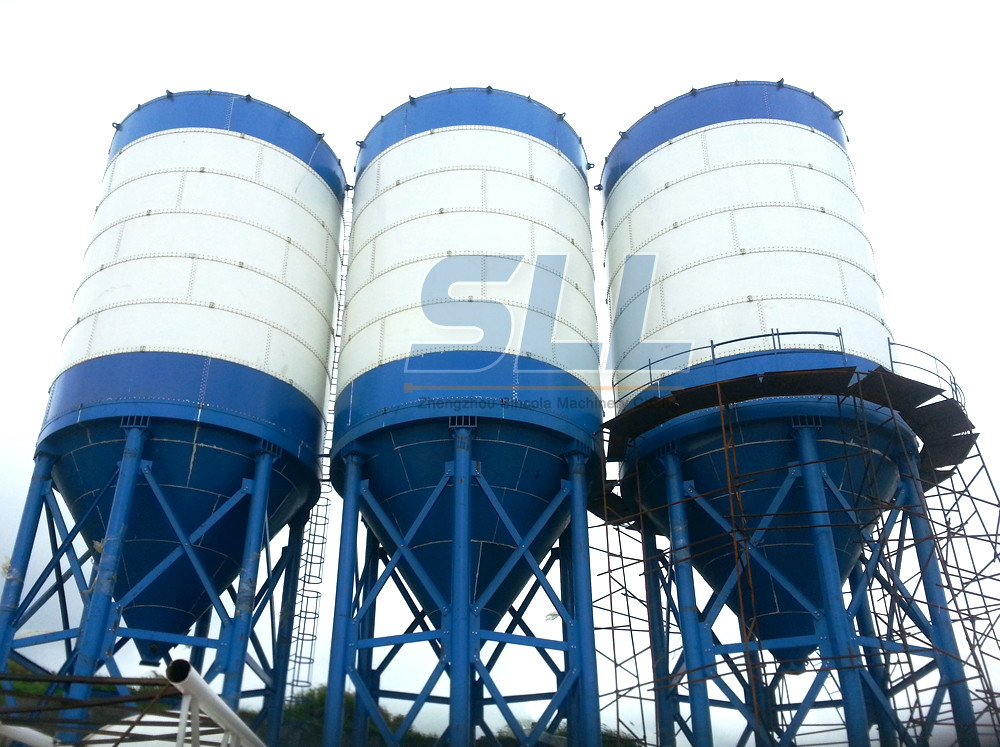 150 Ton Powder Storage Tank Cement Storage Silo For Energy Resources ...