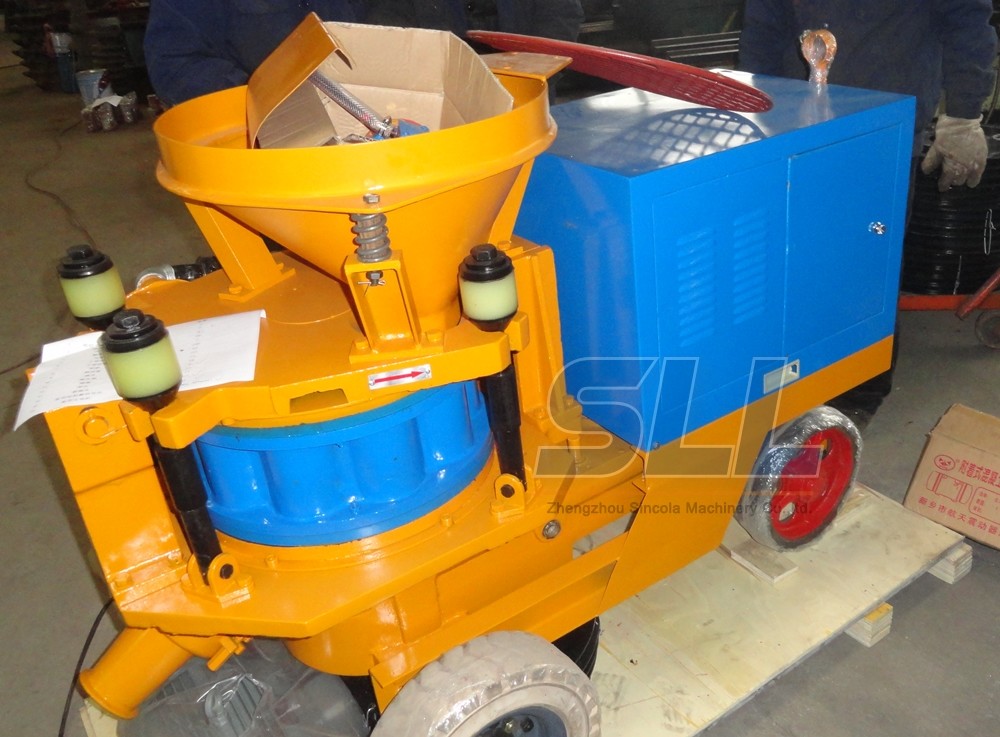 Electric Type 220V/380V Dry Shotcrete Machine SPZ Single / Three Phase
