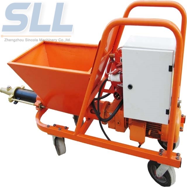 7.5kw Mortar Cement Spraying Equipment 3 Phase Mortar Spraying Machine
