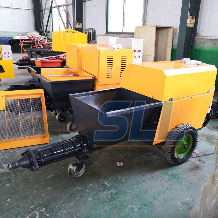 Automatic Electric Power Concrete Wall Plastering Machine Gypsum Putty ...