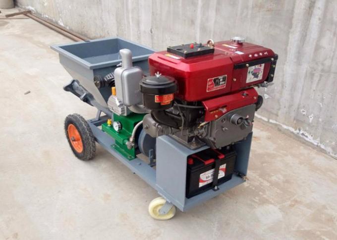 Automatic Spray Plaster Machine , Extreme Fast Cement Plaster Spray Machine